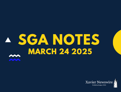 SGA Notes: New Police Chief Aaron Jones Hopes to Get to Know the Xavier ...